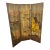 Antique Hand-Painted Folk Art Room Divider Partition 3-Panel Screen ...