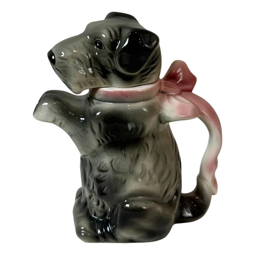 Porcelain Dog Teapot, 1950s | Chairish