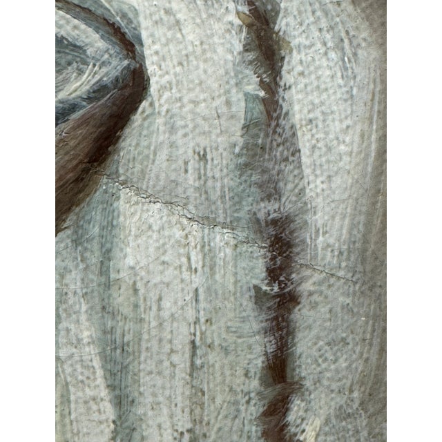 Frank Allen 70s Painting of African-American Man | Chairish