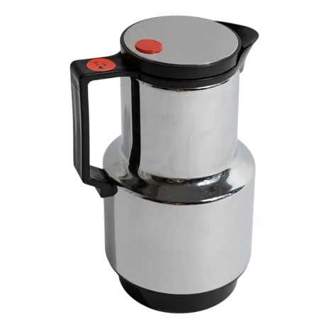 Vintage Thermos Flask in Chrome by Rido Busse for Dr. Zimmermann, 1970s ...