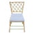 Wicker Stacking Chairs with Diamond Back, Diamond Pattern in Blue ...