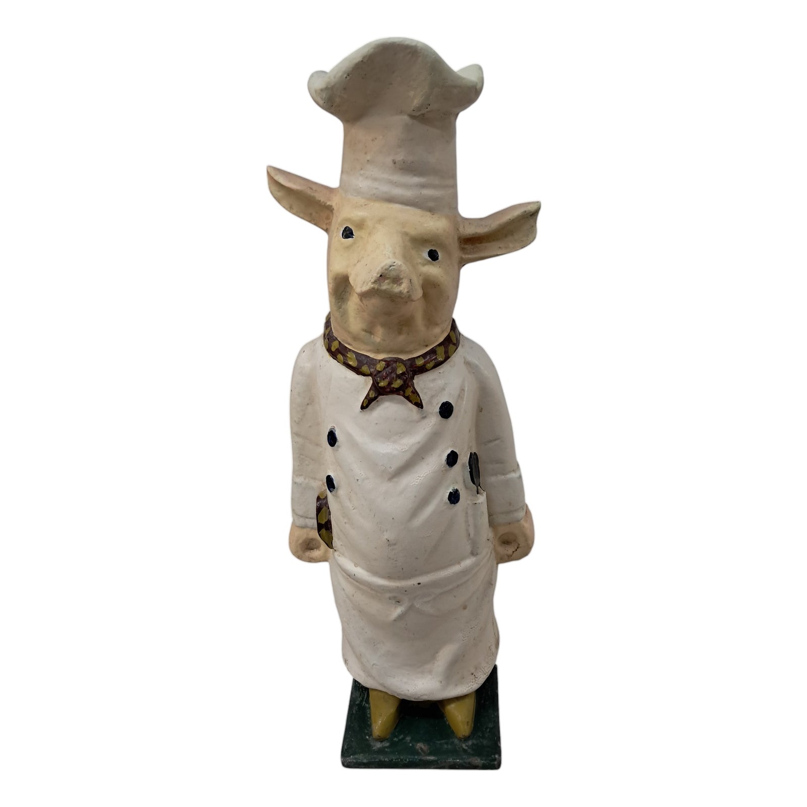 Vintage Cast Iron Butchers Pig Advertising Prop, 1930 | Chairish