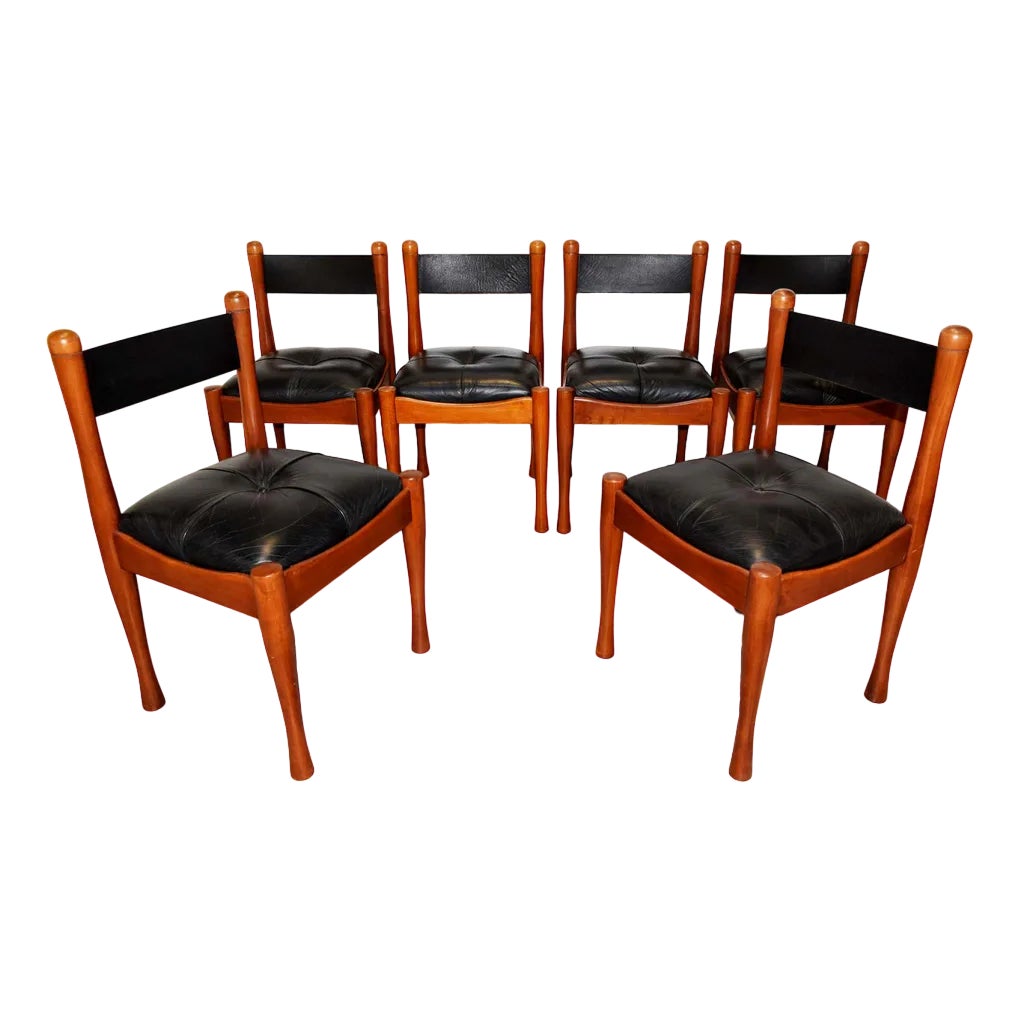 Model 620 Dining Chairs by Silvio Coppola for Bernini, Italy, 1960s ...