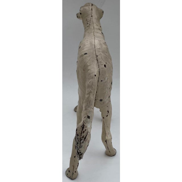 White Cast Iron Russian Wholfhound or Borzoi Dog, Hubley Circa 1930s ...