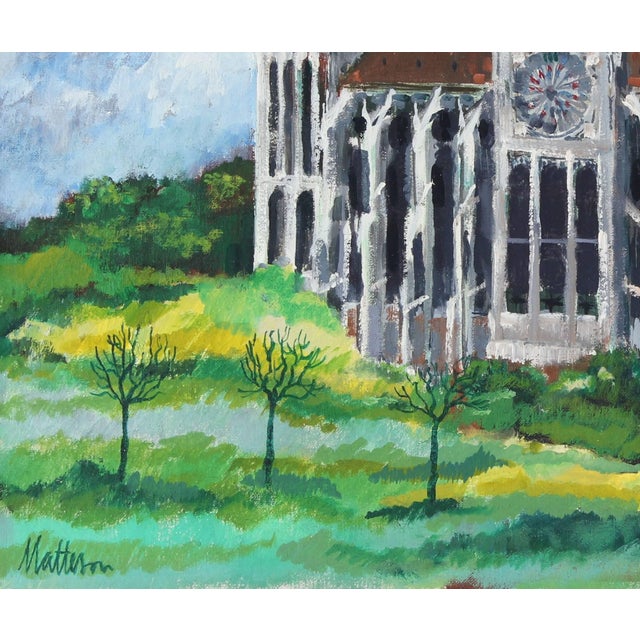 Rip Matteson French Countryside Cathedral, Oil on Linen, 1971 1971 ...