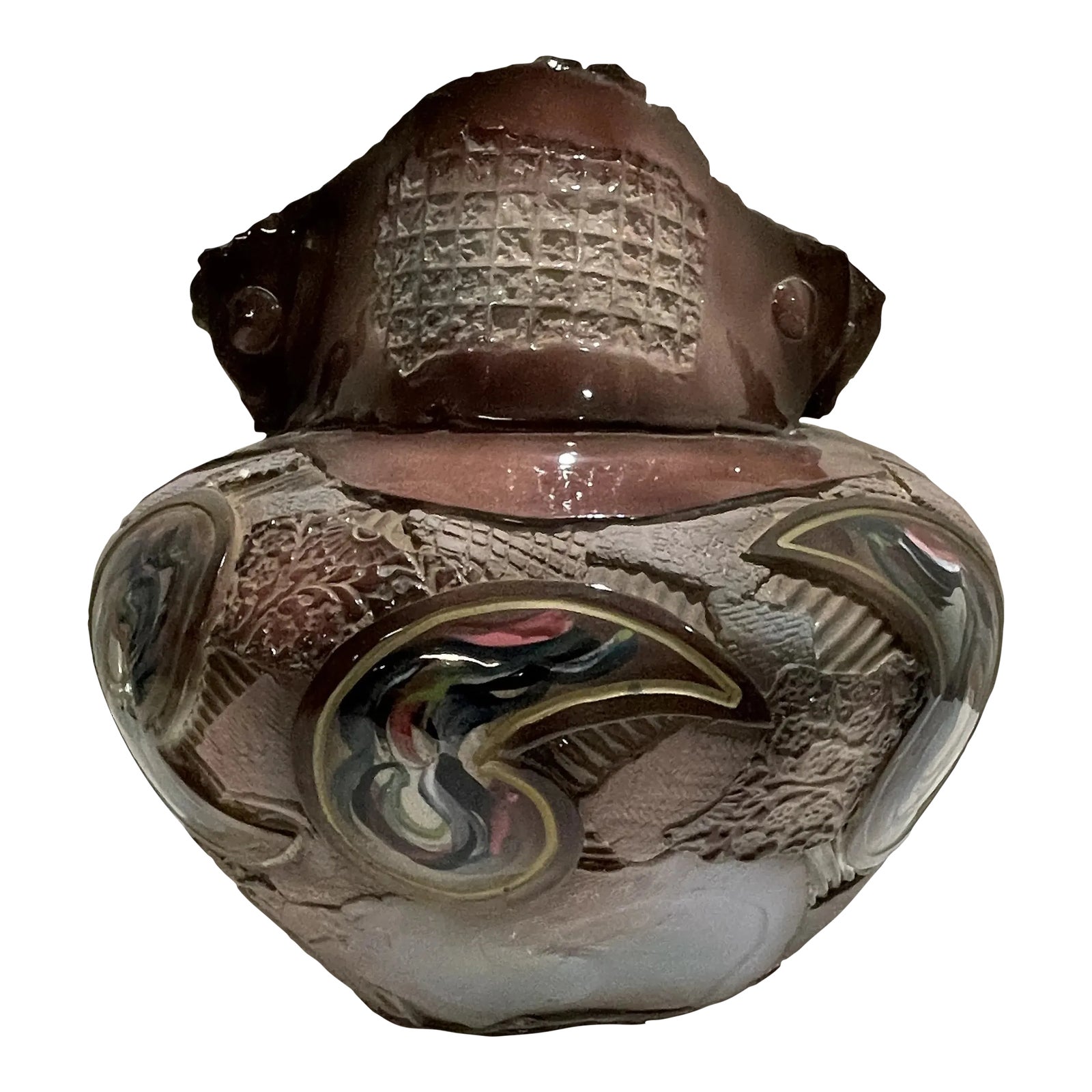 Artisan Pottery Decorative Urn Ceramic Art Vase Vessel Gail Markiewicz ...