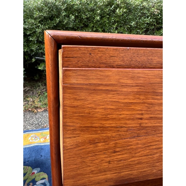 1960s Mid Century Danish Modern Teak Cube Nightstands by Danflex ...