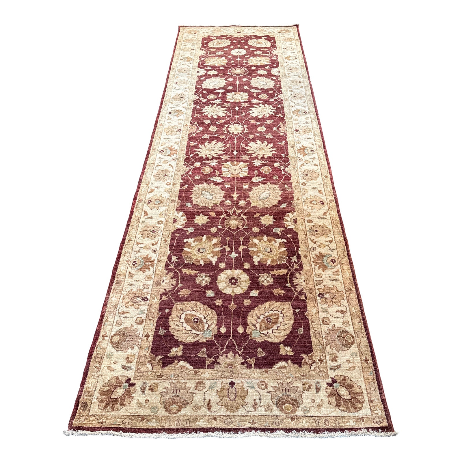 4ft1in X 13ft 10in Istanbul Rug Heriz Ariana Handknotted Runner | Chairish