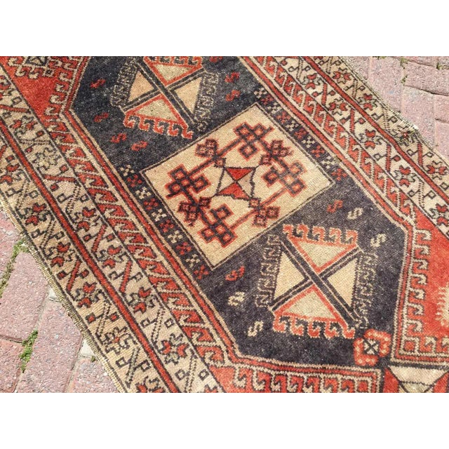 Vintage Turkish Rug Runner, 41" X 142" | Chairish