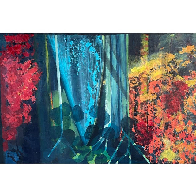 2021 “Discovering the Jungle” Abstract Tropical Landscape Acrylic ...