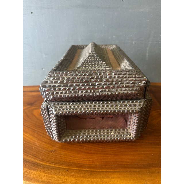1920’s Tramp Art Box | Chairish