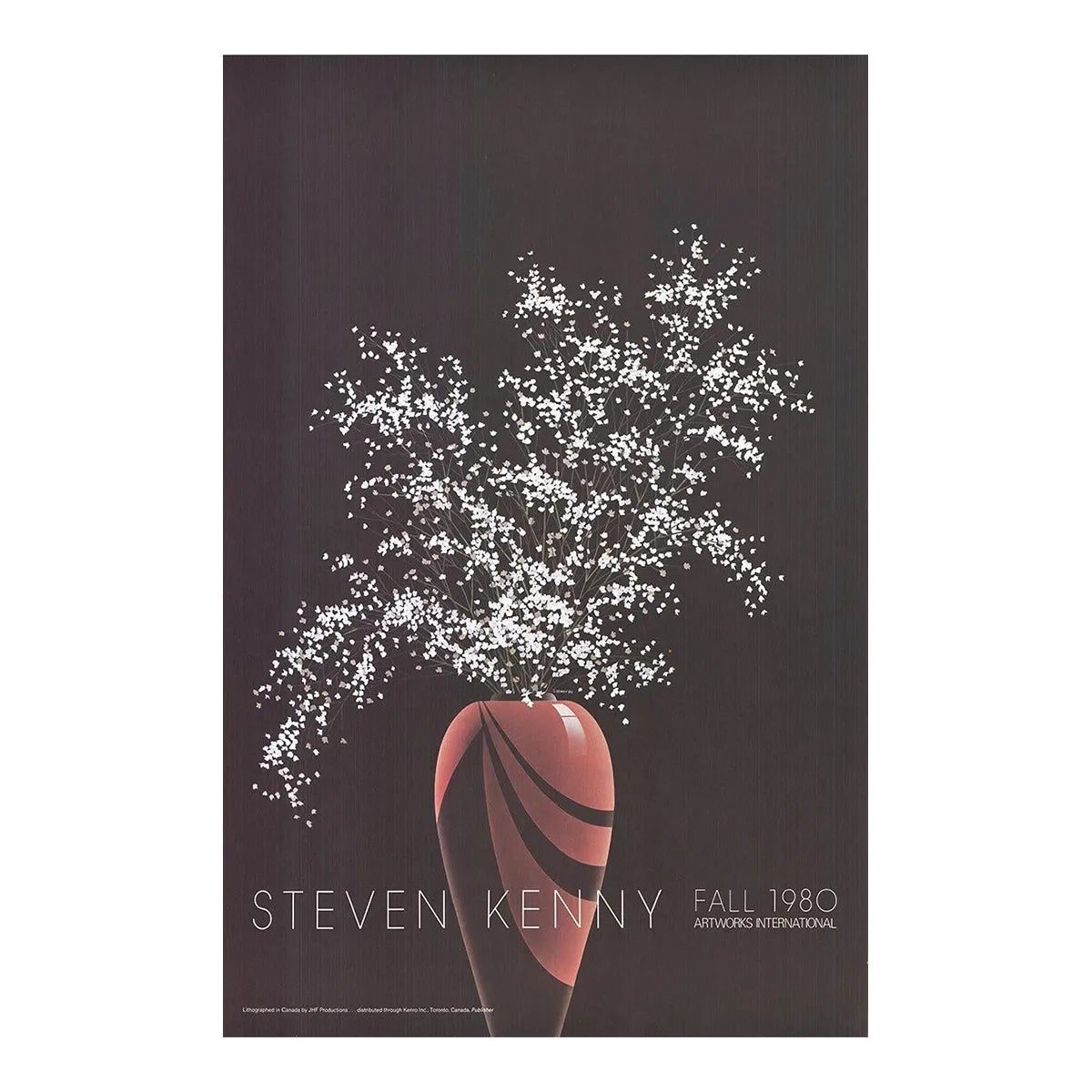 1980 Steven Kenny 'Artworks International' Lithograph | Chairish