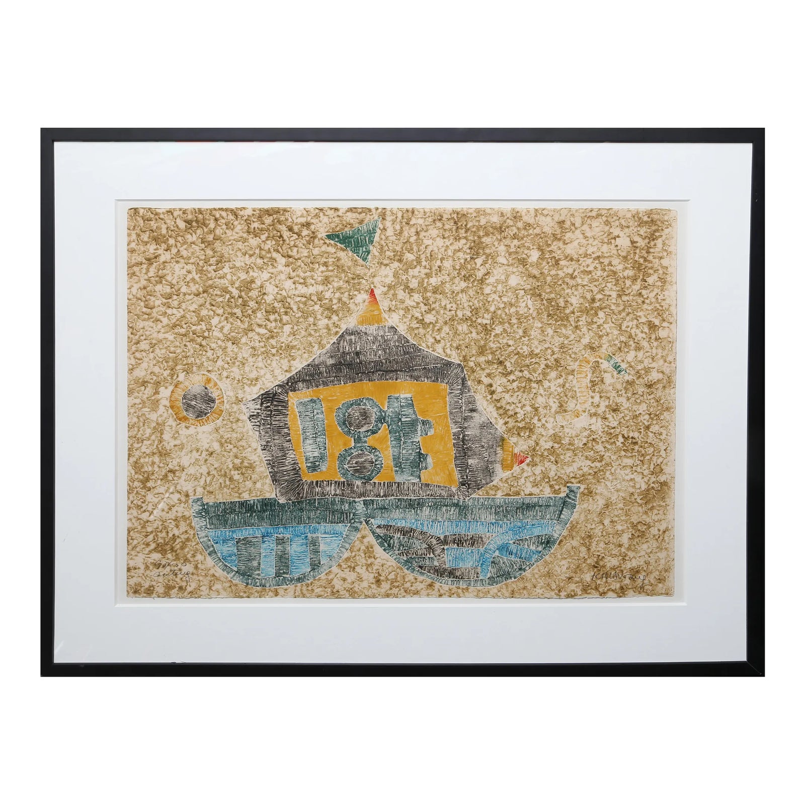 Outing, K.b. Hwang Mezzotint, Signed and Numbered in Pencil | Chairish