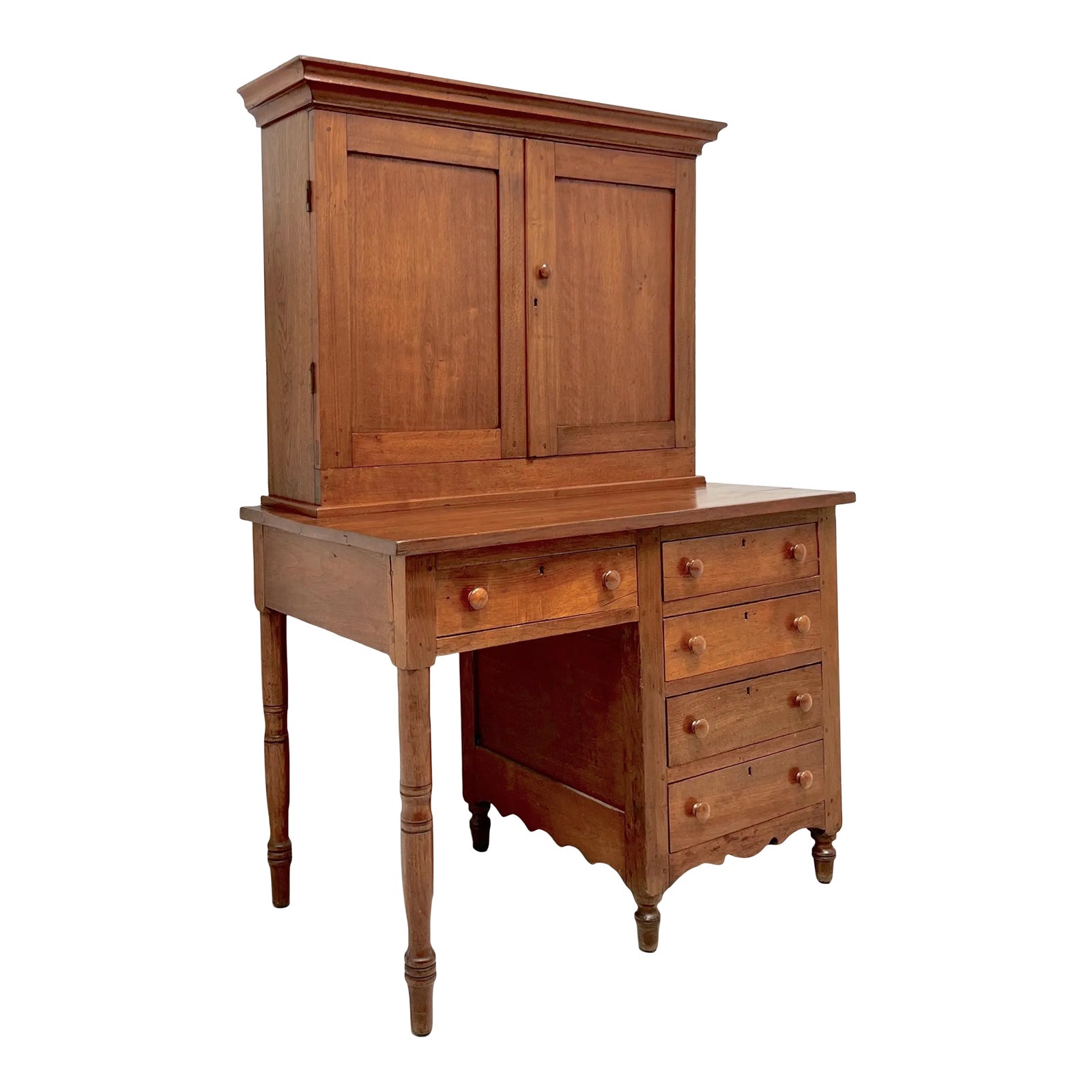 Antique 19th Century Walnut Shenandoah Valley Virginia Moravian ...