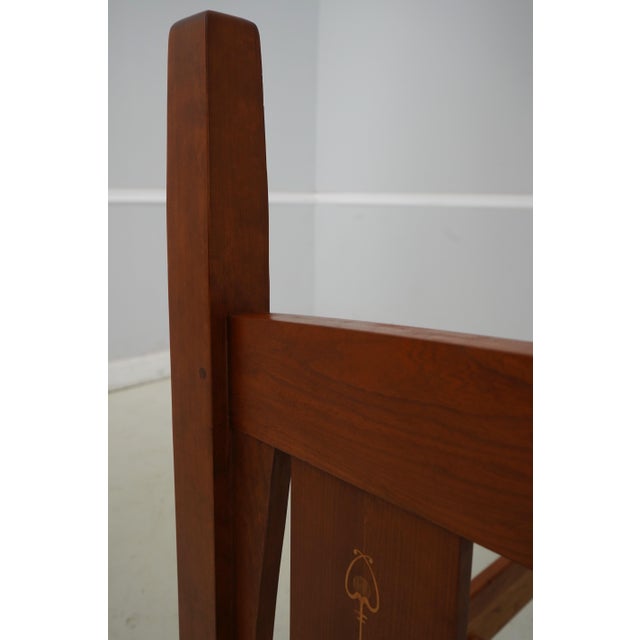 Stickley Queen Size Cherry Harvey Ellis Bed | Chairish