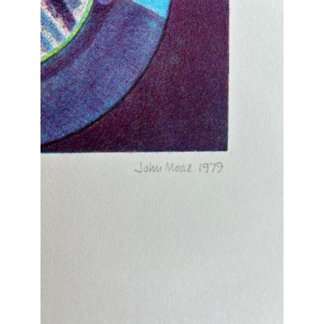 John Moore "Five Tulips", Limited Edition Signed Lithograph | Chairish