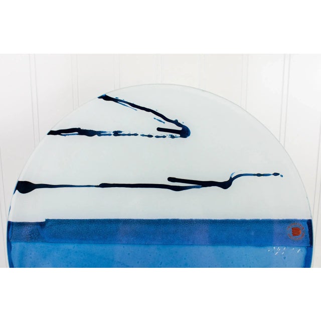 Signed, Dated 1983 Handcrafted Glassworks of Canada Art Glass 12 ...