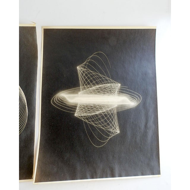 Mid 20th Century Spirograph Photographs - a Pair | Chairish