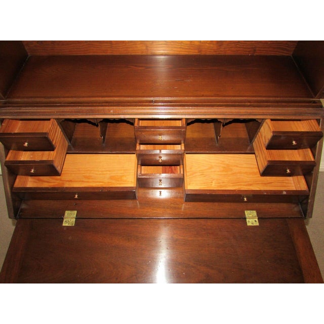 Kittinger Williamsburg 100th Anniversary Mahogany Secretary Desk | Chairish