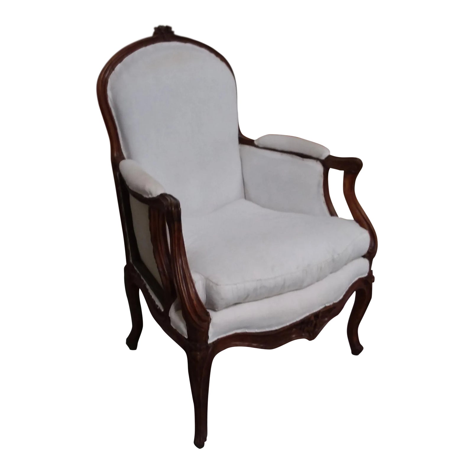 18th Century French Berger Chair With Arm | Chairish