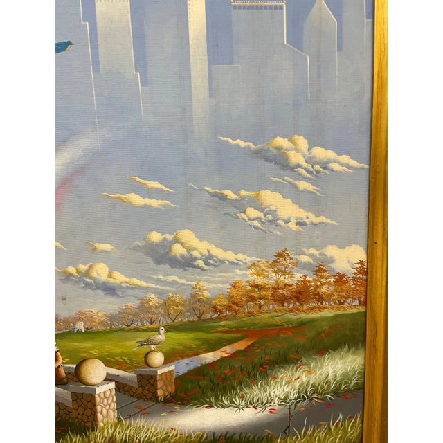 Mid-Century Modern Steve R. Dodd Sci-Fi Fantasy Illustration Painting ...