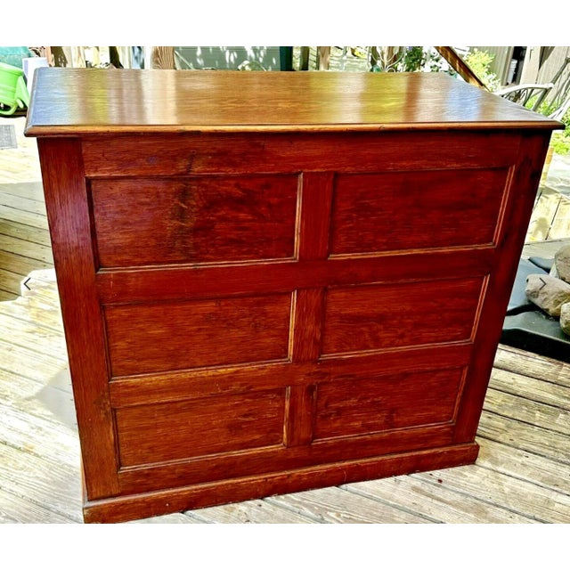 Early 20th Century Antique 6 Drawer Library Oak Card Catalog Cabinet ...