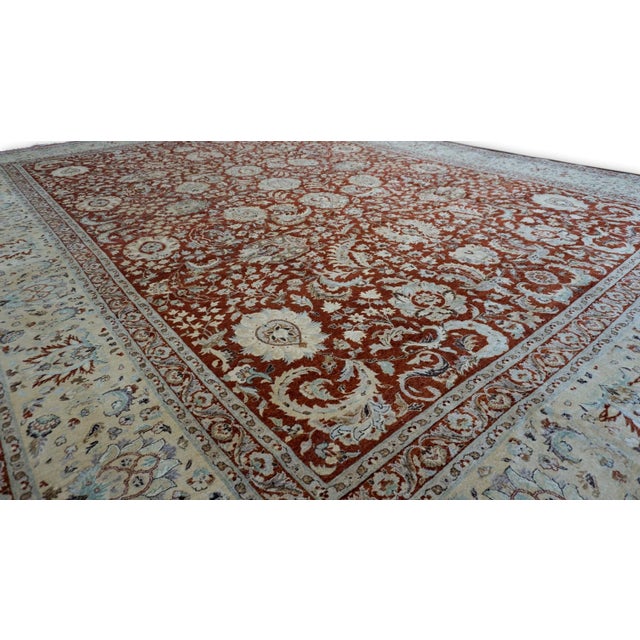 Persian Sultanabad Design Hand Knotted Rug- 14′9″ × 20′10″ | Chairish