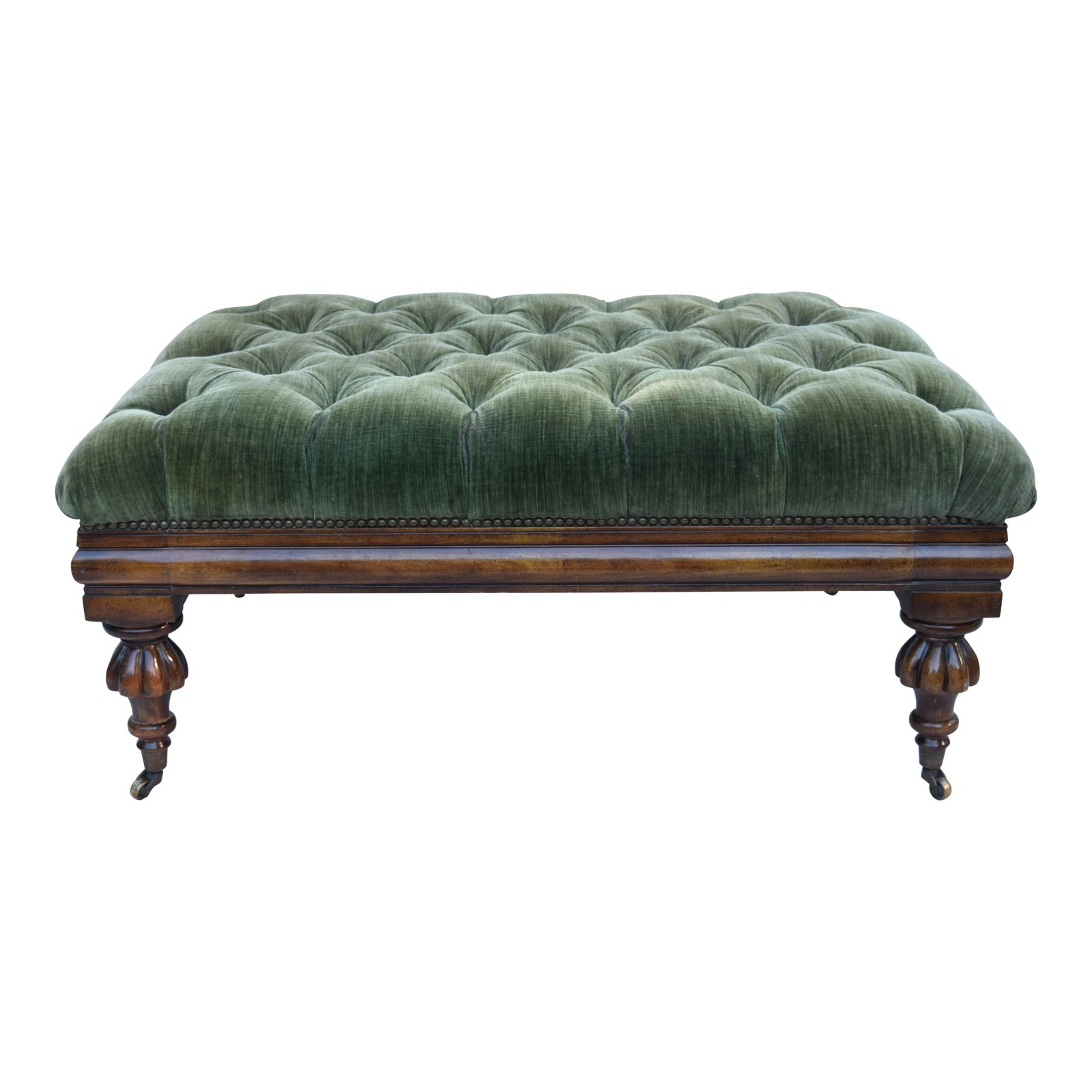 Henredon Tufted Cocktail Ottoman Chairish