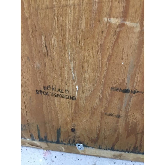 Abstract Mixed Media Painting by Donald Stoltenberg | Chairish