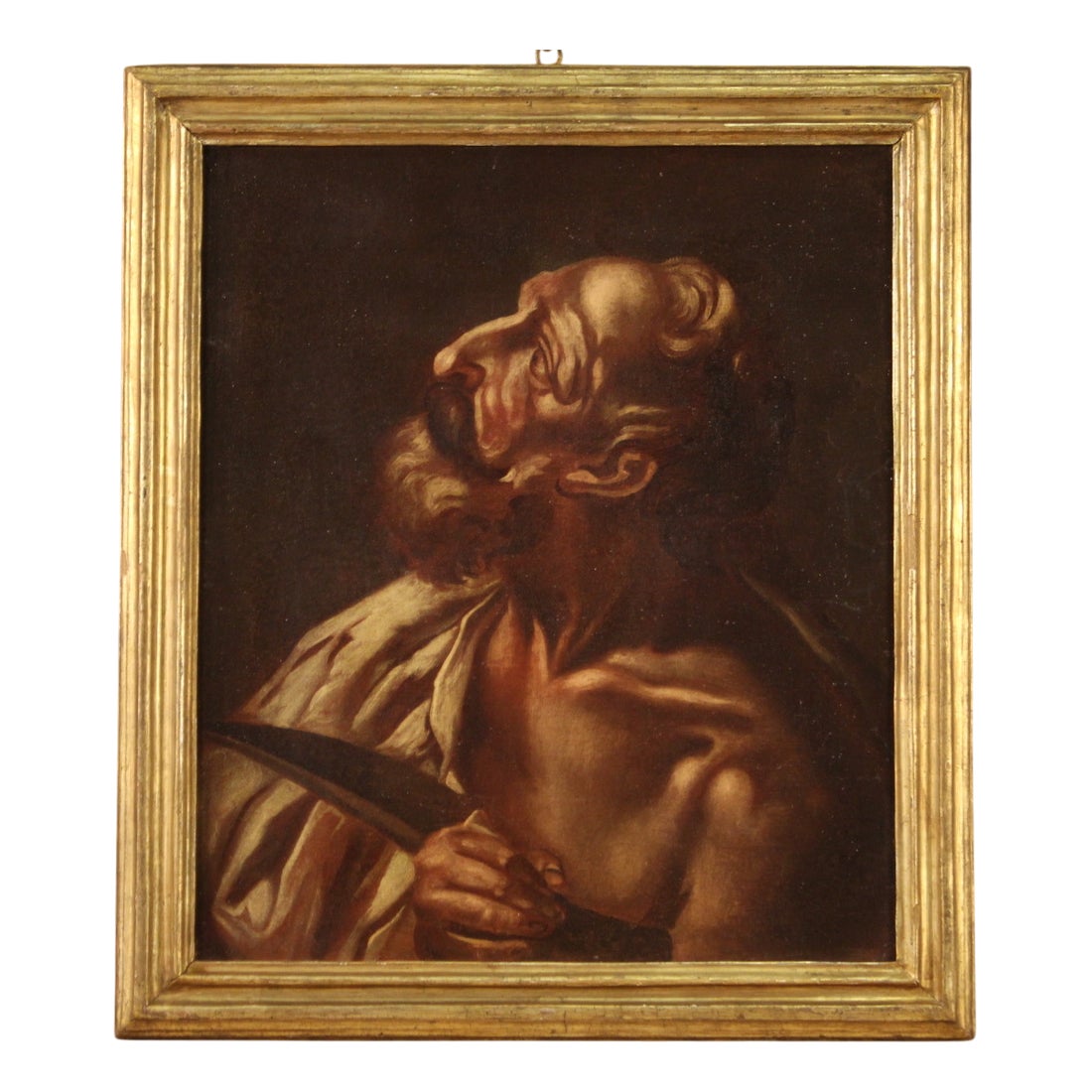 Italian Artist, Saint Bartholomew, 1670, Oil on Canvas, Framed | Chairish
