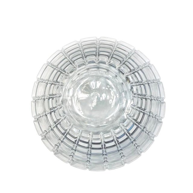 Vintage Mikasa Atrium Faceted Cubist Style Crystal Centerpiece Bowl ...