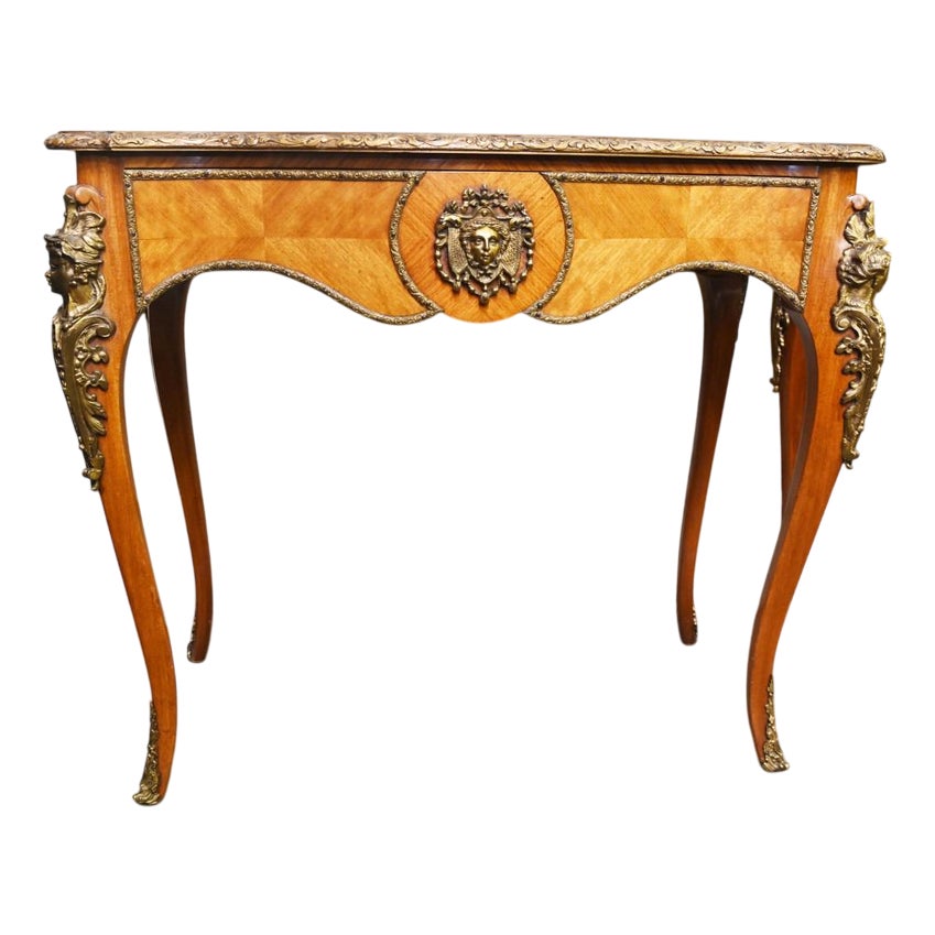 Empire Console Tables in Kingwood, 1890s, Set of 2 | Chairish