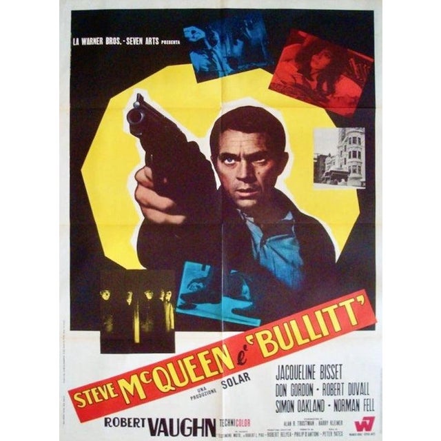 1968 Italian Bullitt Poster | Chairish