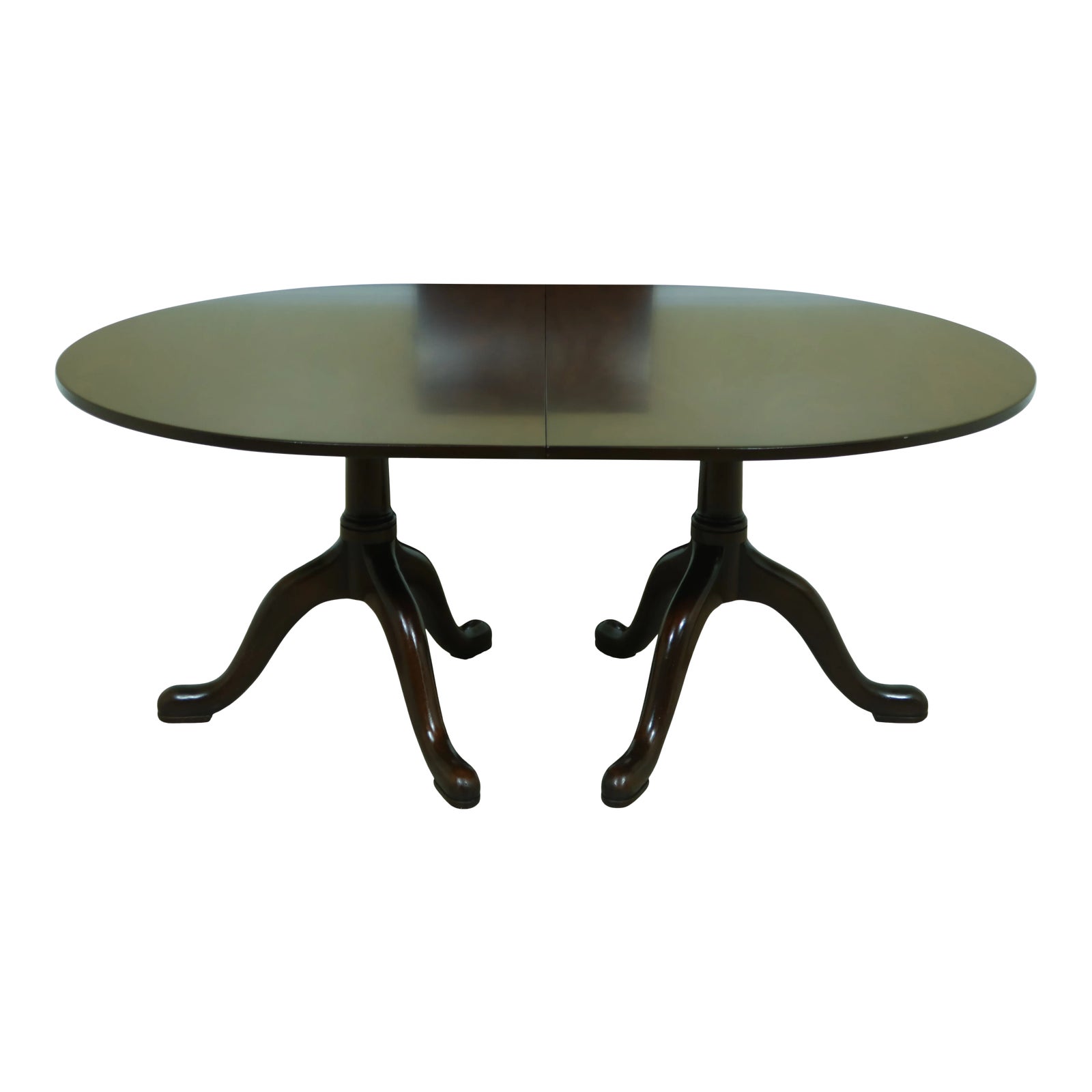 Kittinger Cw-66 Colonial Williamsburg Mahogany Dining Room Table | Chairish