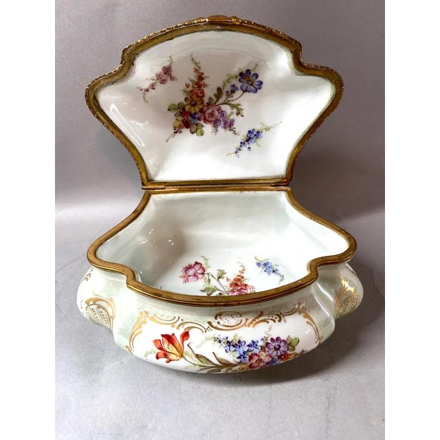 Late 19th Century French Louis XVI Sevres Porcelain Box | Chairish