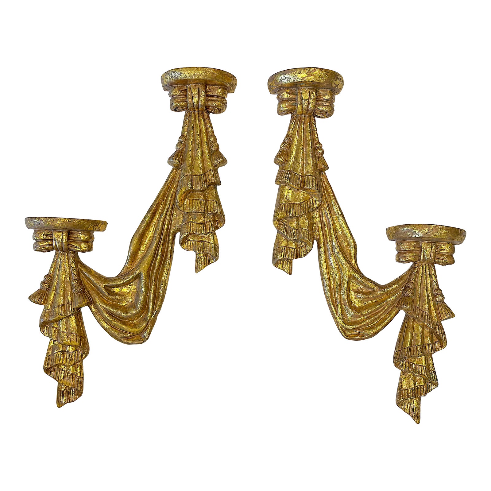 Vintage Hollywood Regency Style Dorothy Draper Inspired Swag & Tassel ...
