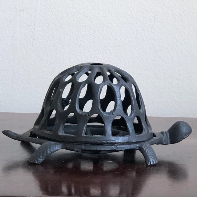 Mid-20th Century Cast Iron Tortoise String Dispenser / Holder | Chairish