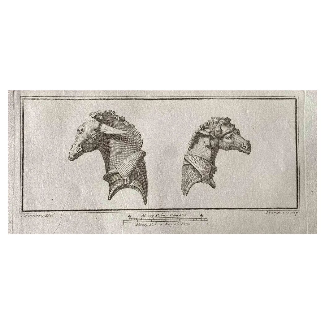 Various Old Masters, Animal Figures from Ancient Rome, Original Etching ...
