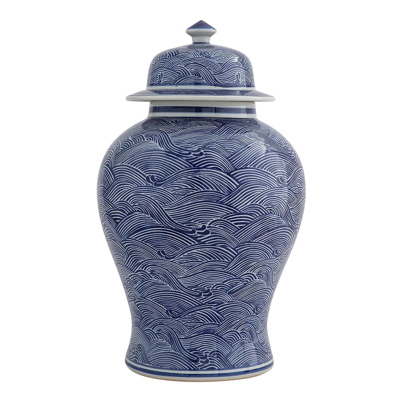 Aegean Wave Jar, Large | Chairish