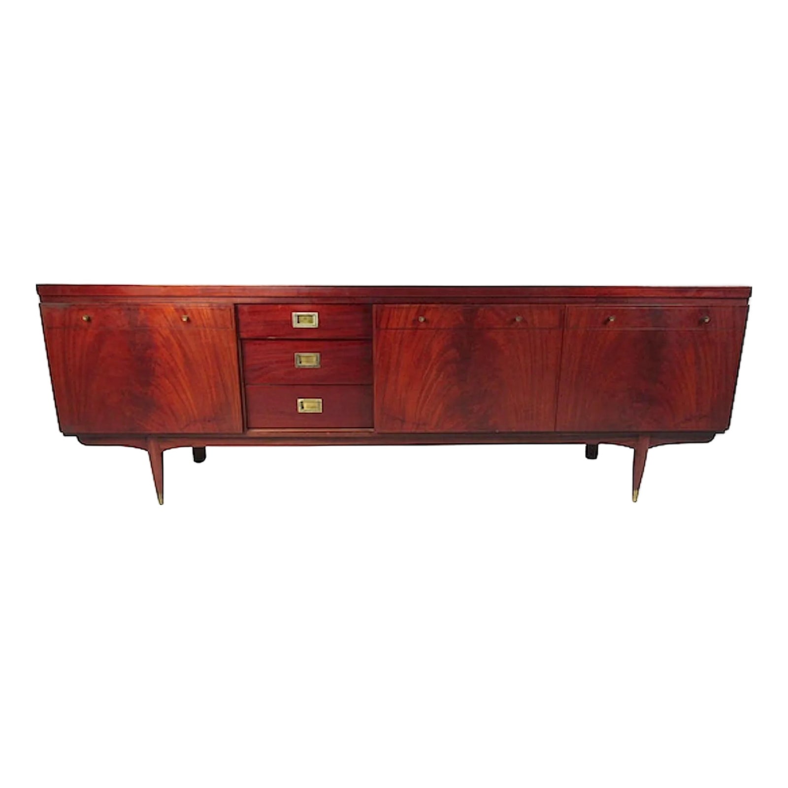 1960s Long Mid-Century Modern Server by Greaves & Thomas | Chairish