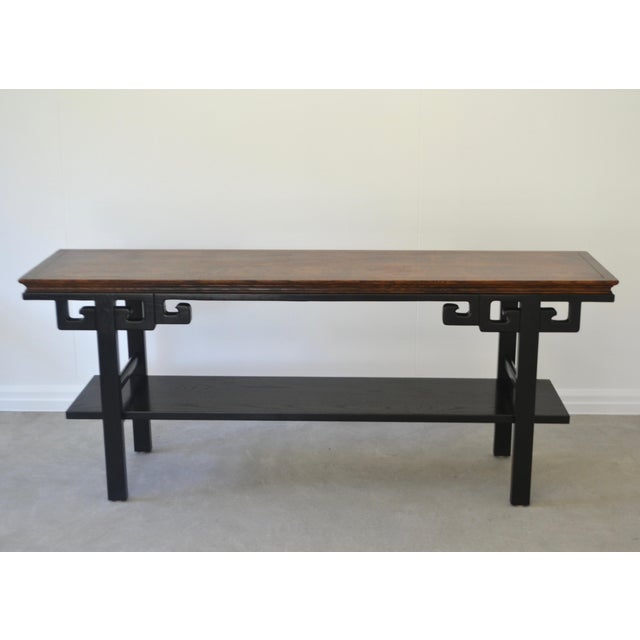 1960s Mid-Century Asian Inspired Console Table | Chairish