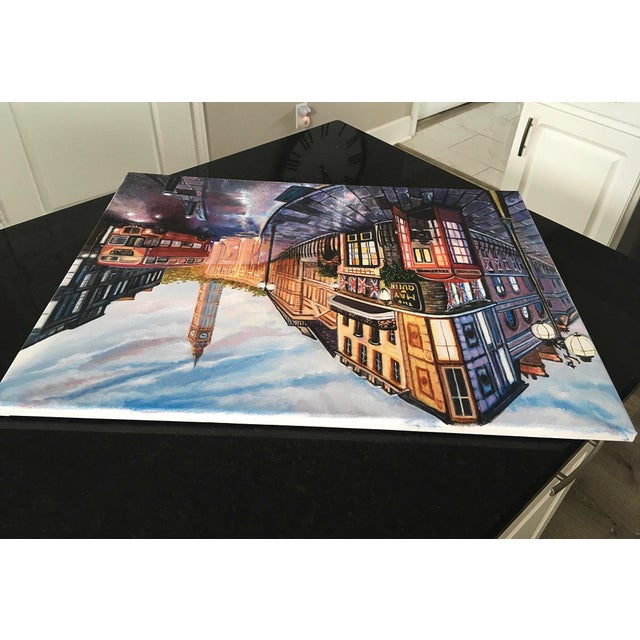 "Magic London Street" Contemporary Realistic Oil Painting of London ...