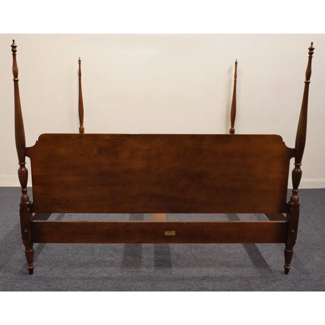 Henredon Furniture Solid Cherry Traditional Style King Size Four Poster ...