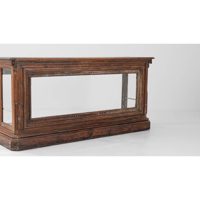 19th Century French Wooden Display Counter | Chairish