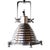 German Wiska Vintage Style Aluminum Ship's Beehive Pendant Light | Chairish