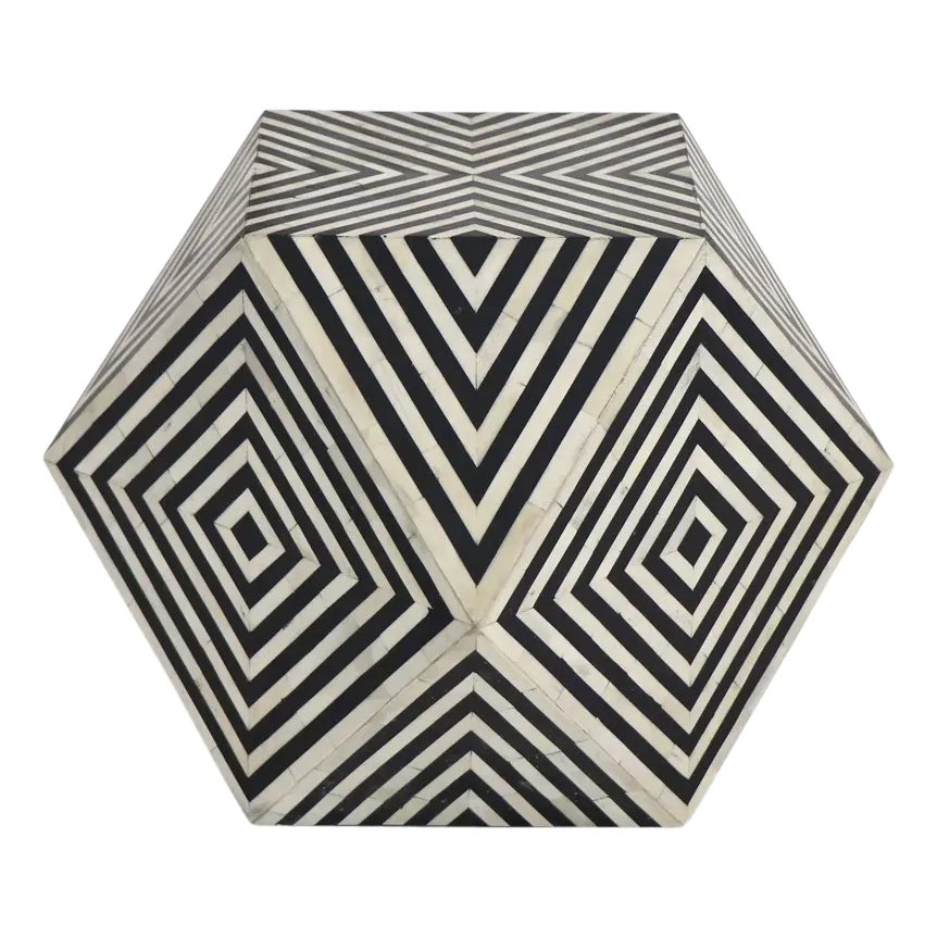 Ada Bone Inlay Coffee Table | Chairish