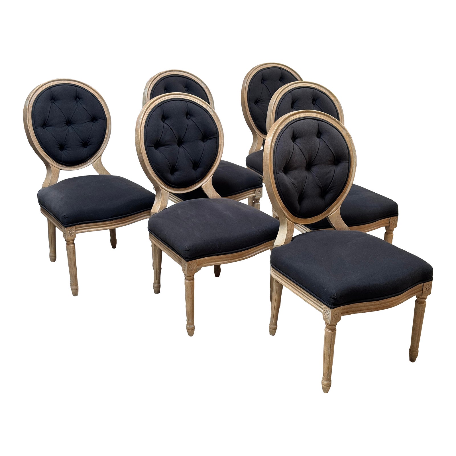 Four Hands Stella Side Dining Chairs, Set of Six | Chairish