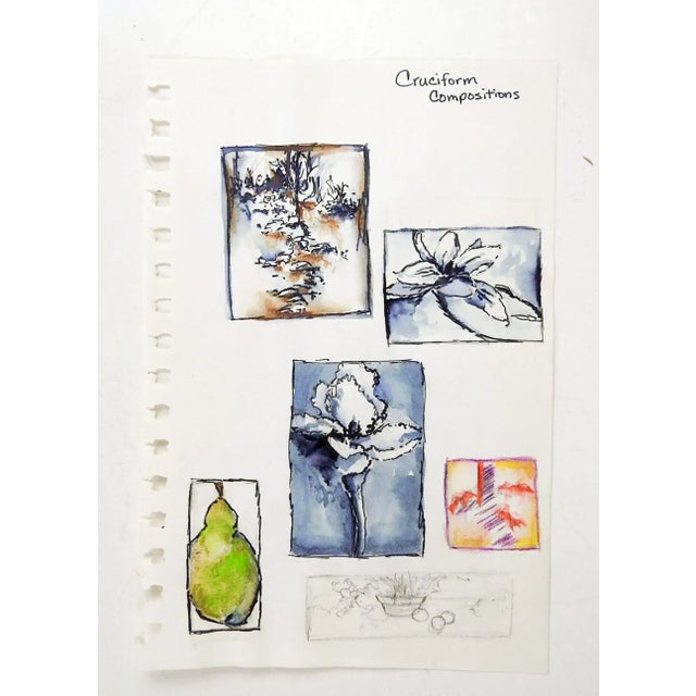 1980s Pen & Ink Drawing Studies | Chairish