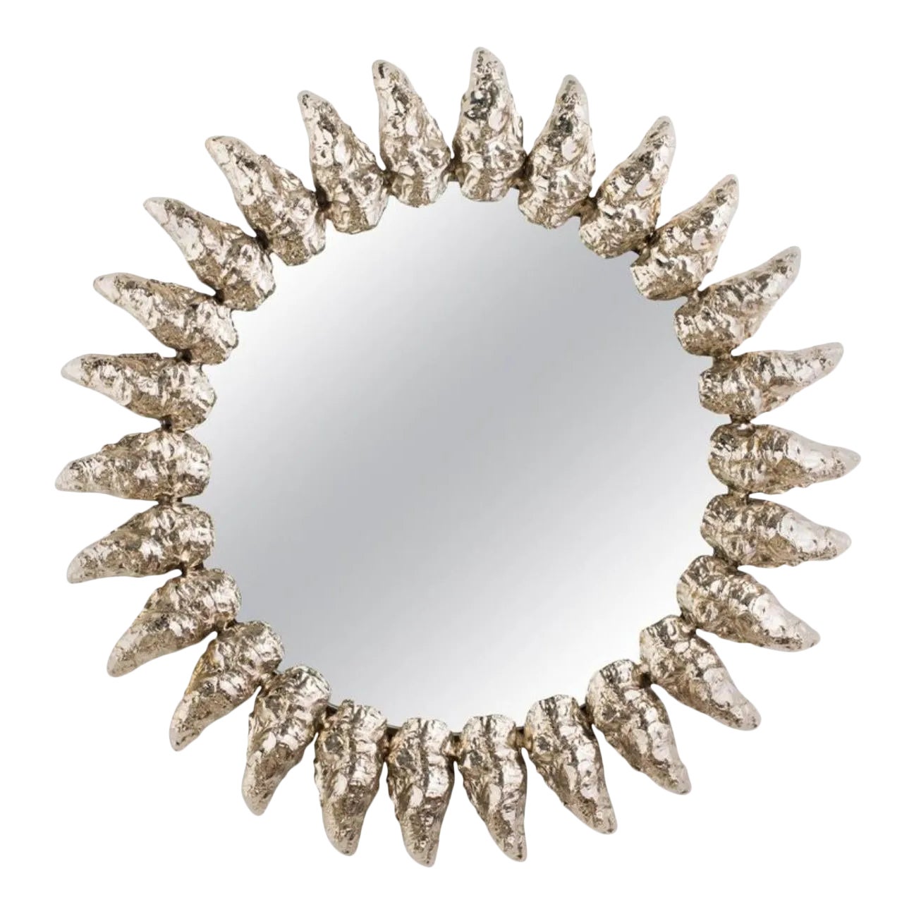 Claudio Gonzalez Cast Bronze "Ostrei" Mirror | Chairish