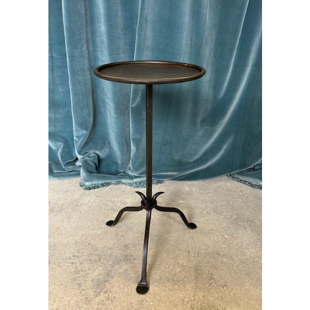 Small Gilt Spanish Drinks Table With Painted Base | Chairish